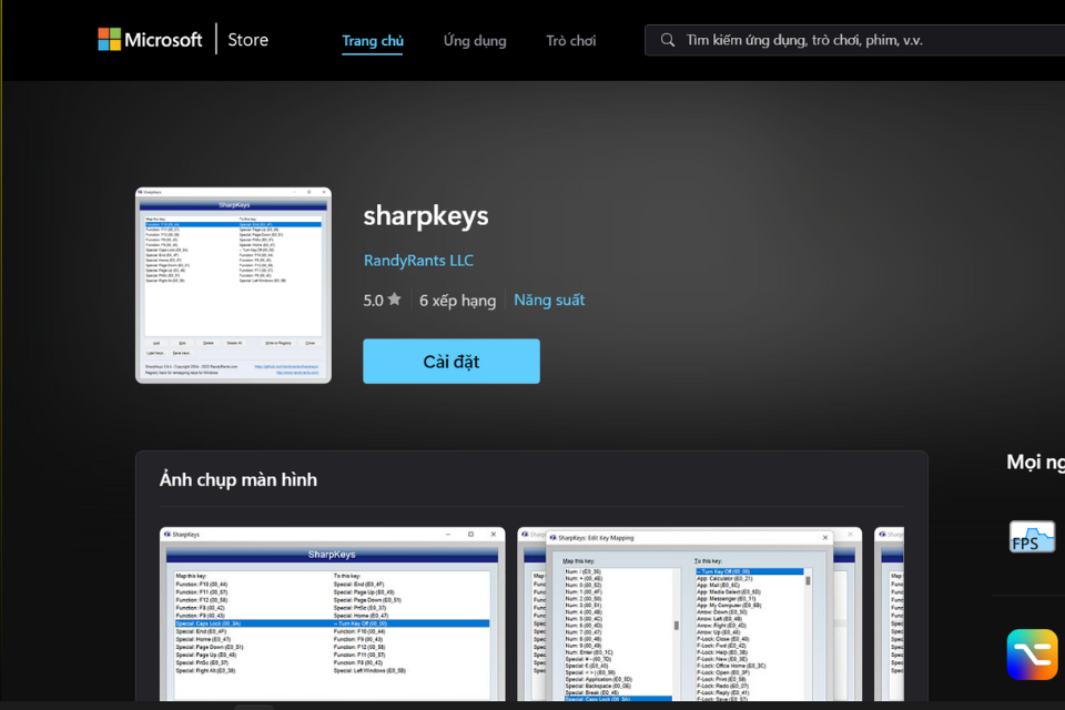 Hướng dẫn sử dụng phần mềm SharpKeys để ánh xạ lại bàn phím
